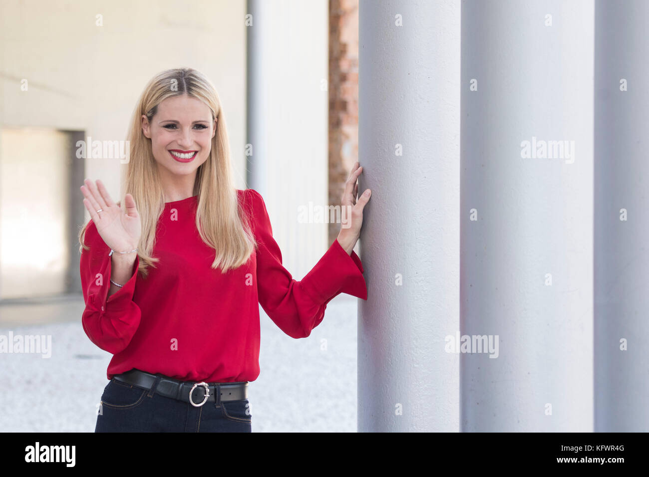 Michelle hunziker and eros ramazzotti hi-res stock photography and ...