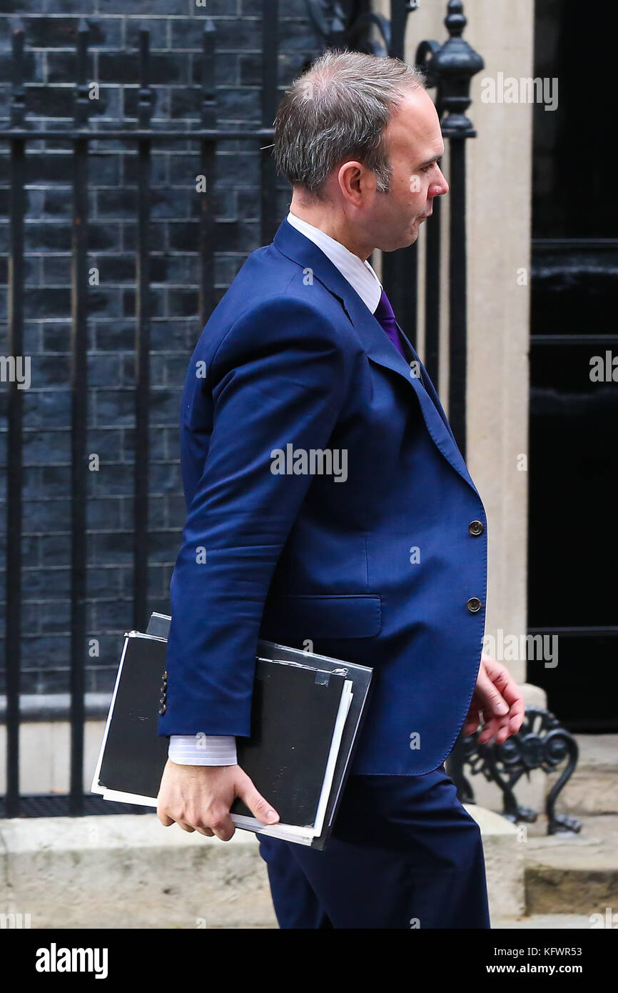 Downing Street. London, UK. 1st Nov, 2017. Gavin Barwell, Chief of ...