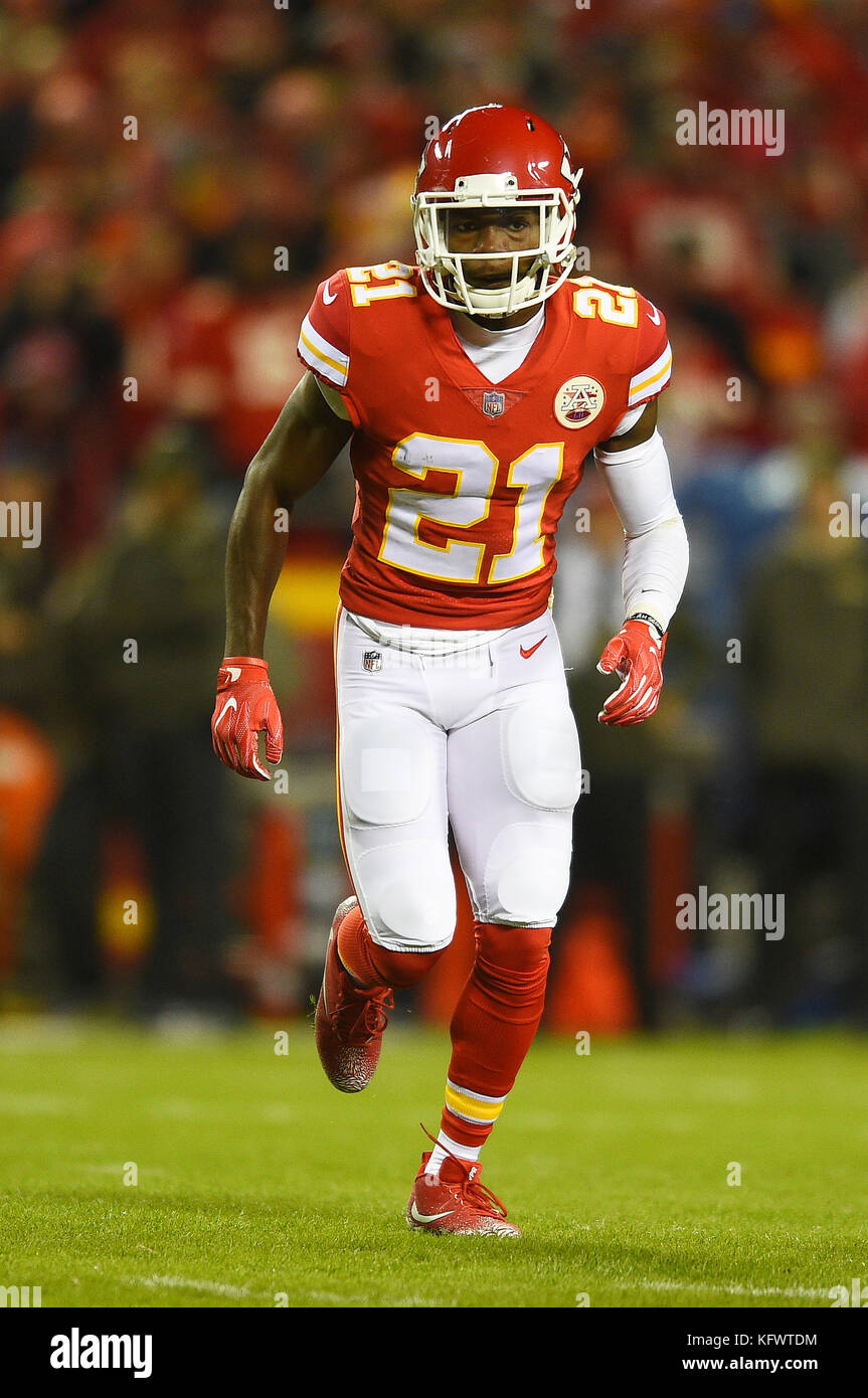 October 30, 2017: Kansas City Chiefs cornerback Eric Murray (21 ...