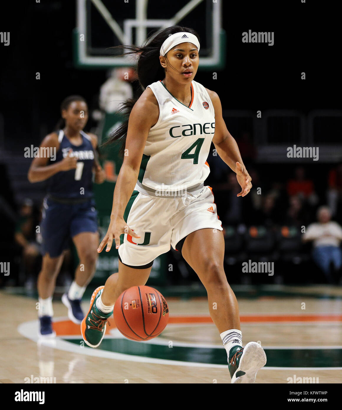 Coral Gables, Florida, USA. 31st Oct, 2017. Miami Hurricanes guard ...