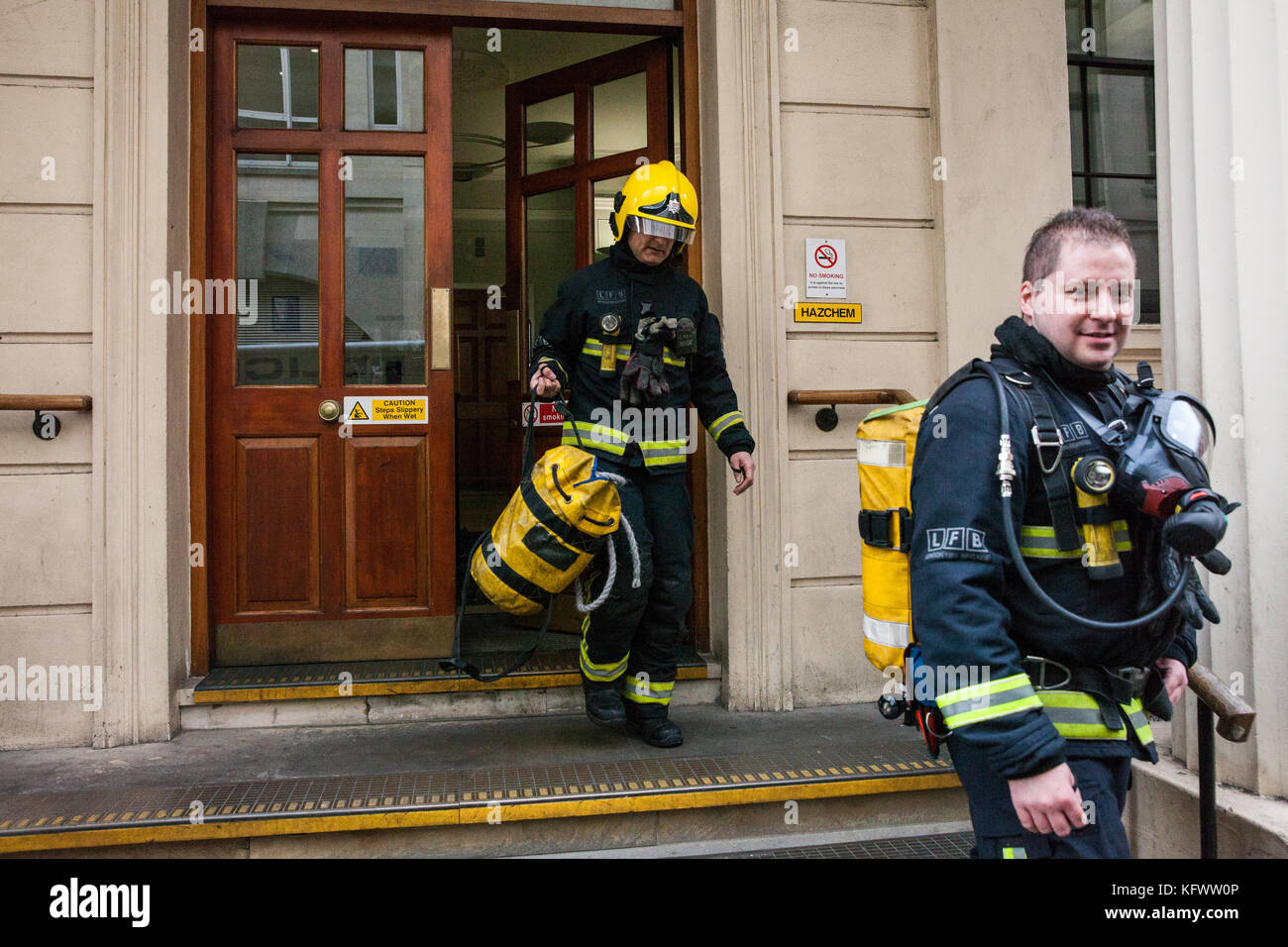 Inside uk fire station hi-res stock photography and images - Alamy