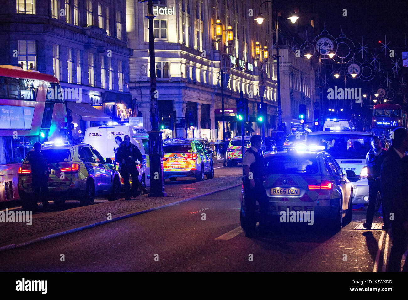 London, UK. 1st November, 2017. Police armed response and other ...