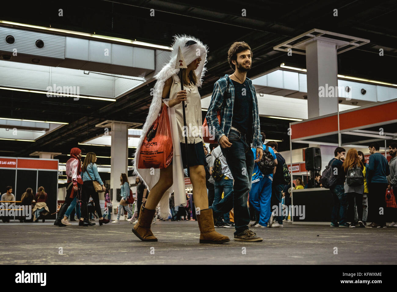 Barcelona, Spain. 1st Nov, 2017. Cosplayers dressed as their favorite ...