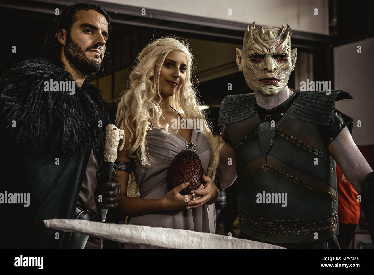 Barcelona, Spain. 1st Nov, 2017. Cosplayers dressed as their favorite ...