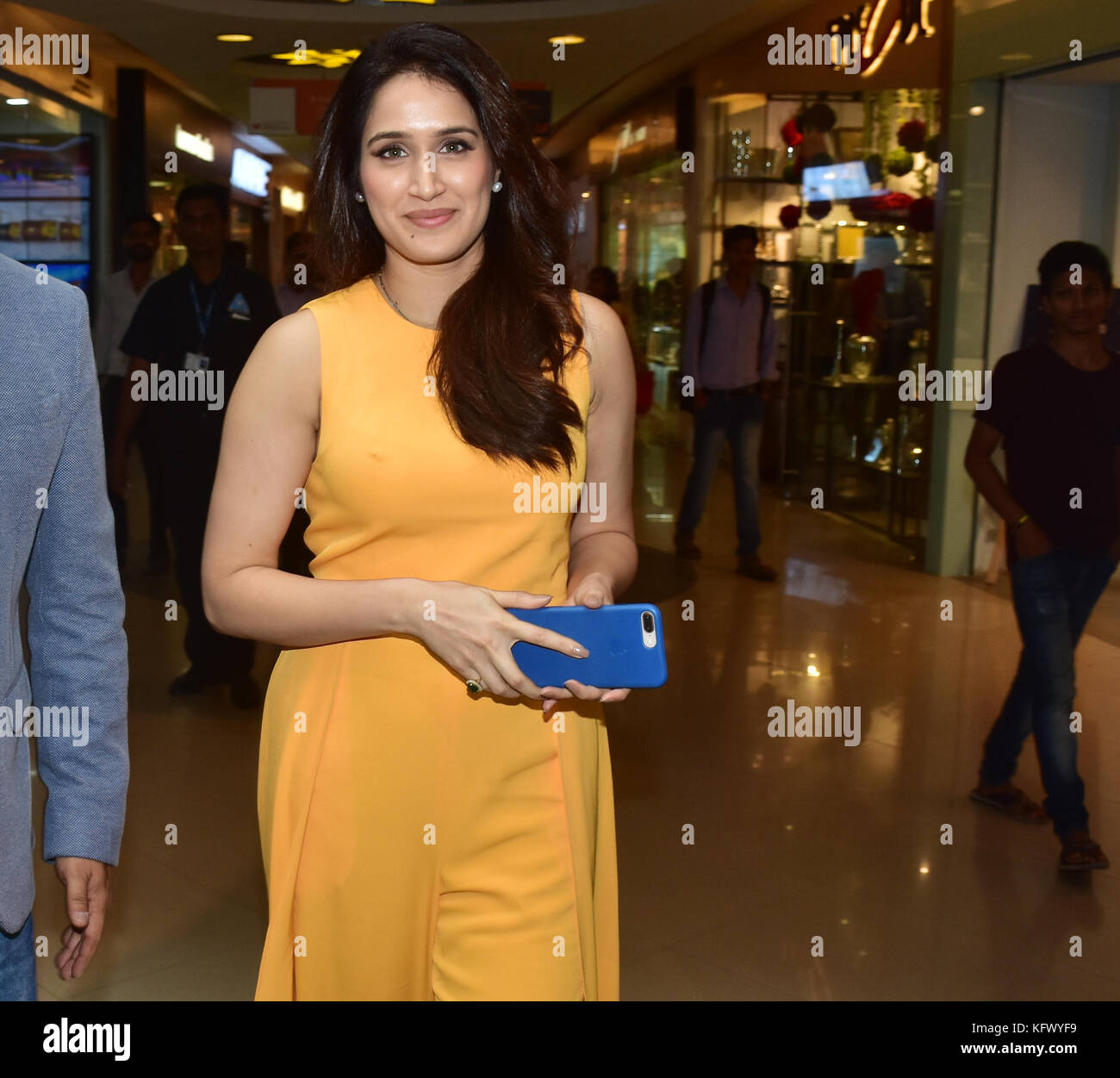 Mumbai, India. 01 November, 2017. Indian film actress Sagarika Ghatge ...
