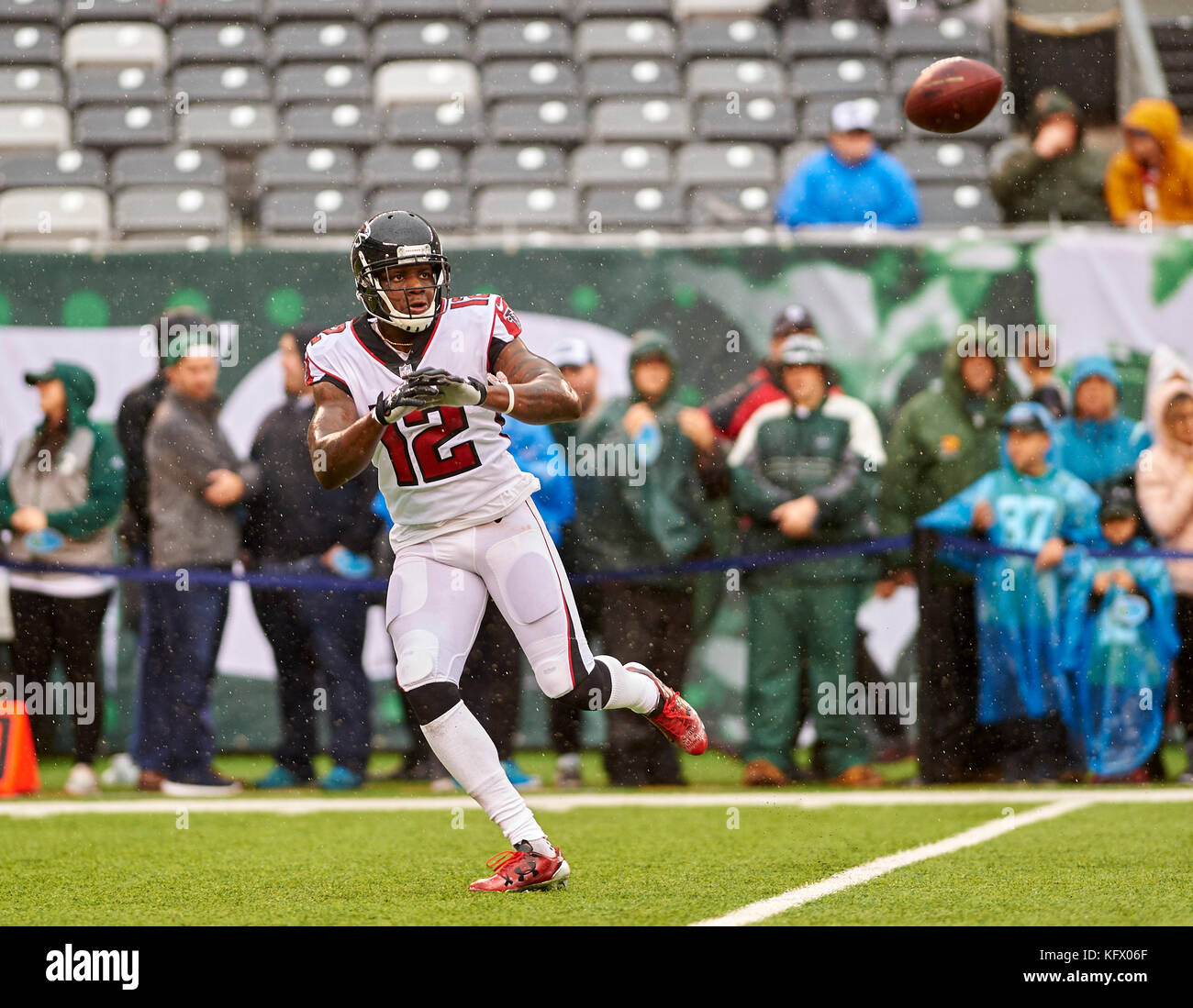 November 1, 2017 - East Rutherford, New Jersey, U.S. - Falcons' wide ...