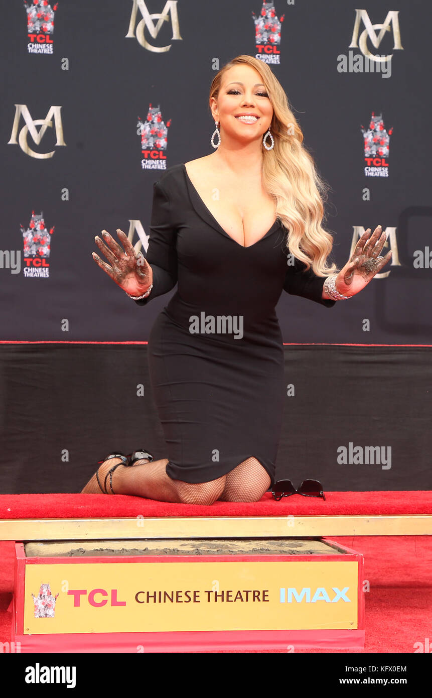 Hollywood, Ca. 1st Nov, 2017. Mariah Carey, at Mariah Carey Hand And ...