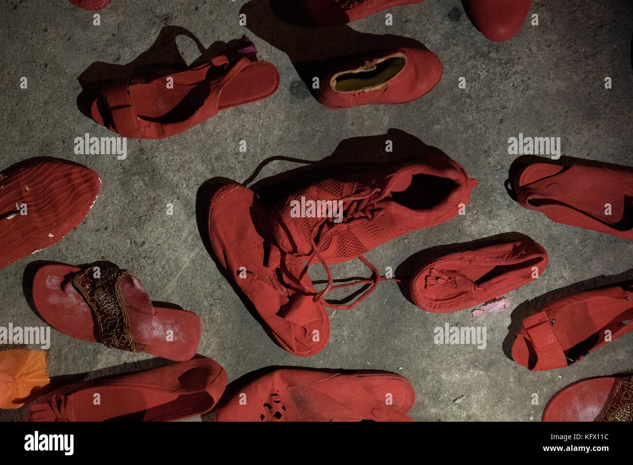 Femicide shoes hi-res stock photography and images - Alamy