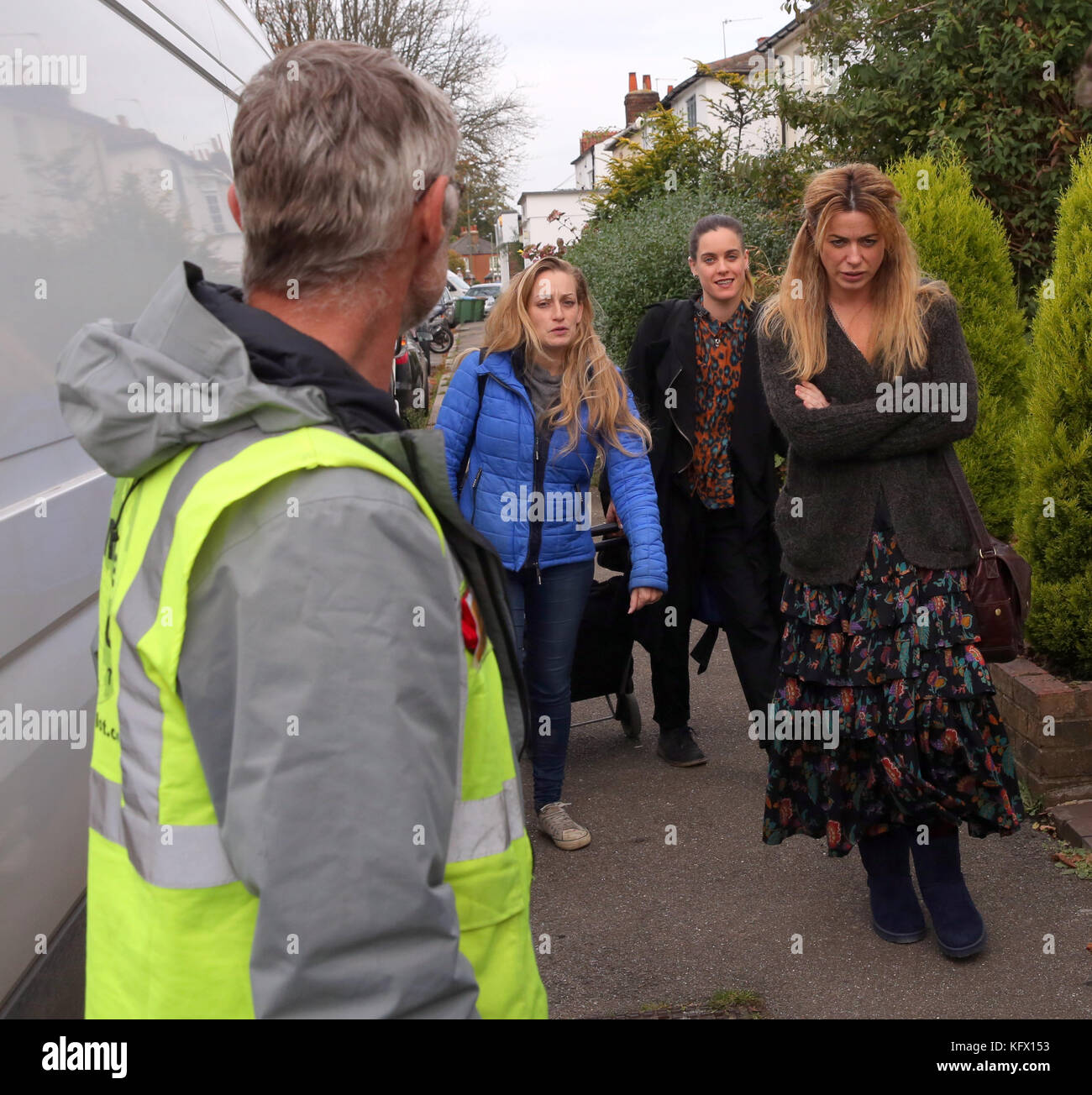 Thames Ditton, Esher, UK. 31st Oct, 2017. Filming of the A Very English ...