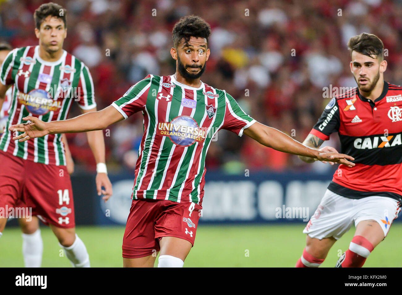 Rio De Janeiro, Brazil. 01st Nov, 2017. Renato Chaves during Fluminense vs. Flamengo for the ...