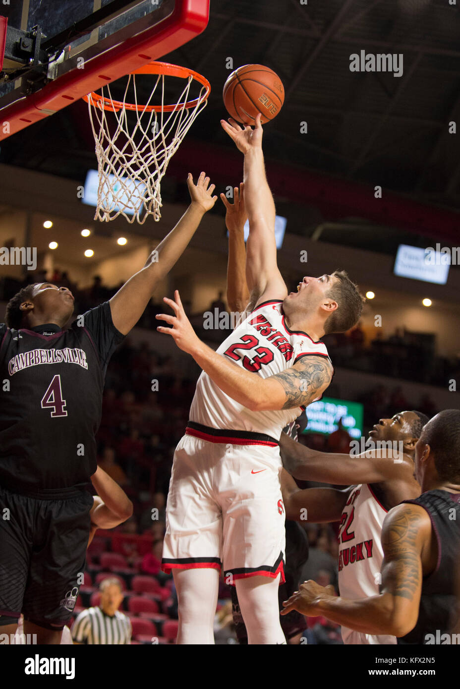 Kentucky, USA. 1st Nov, 2017. USA WKU Hilltoppers forward Justin ...
