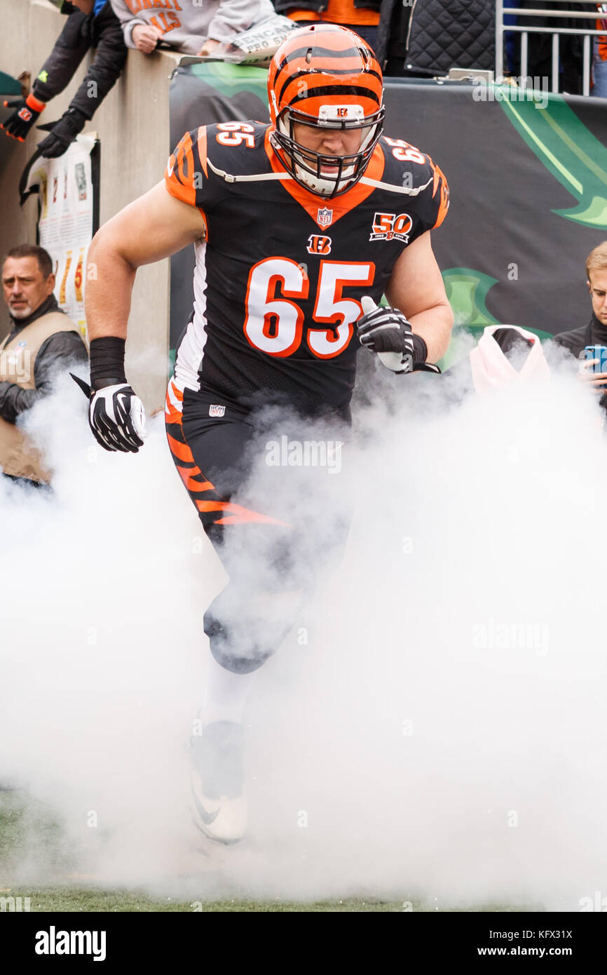 October 29th, 2017: Cincinnati Bengals offensive guard Clint Boling (65 ...