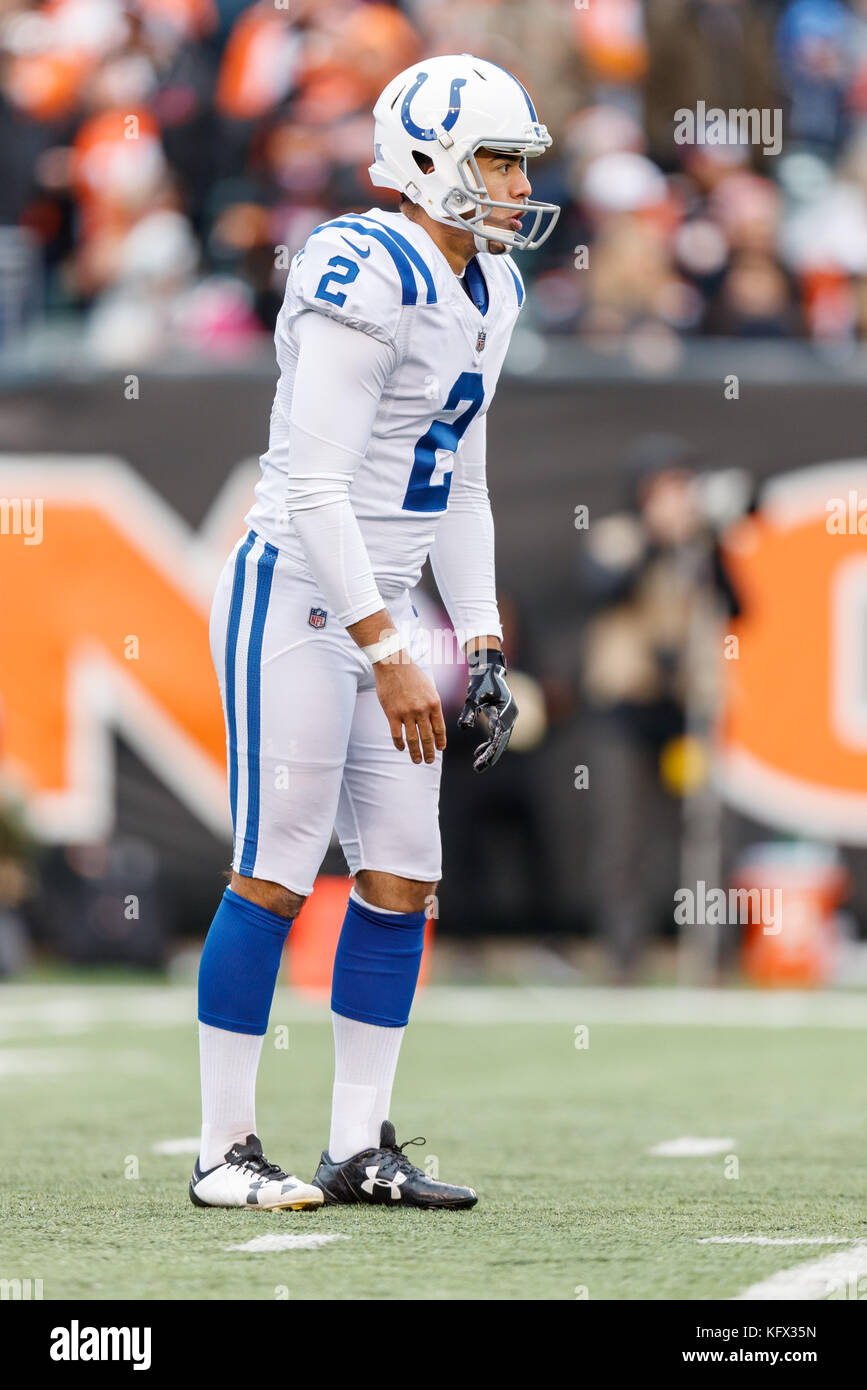 October 29th, 2017: Indianapolis Colts punter Rigoberto Sanchez (2 ...