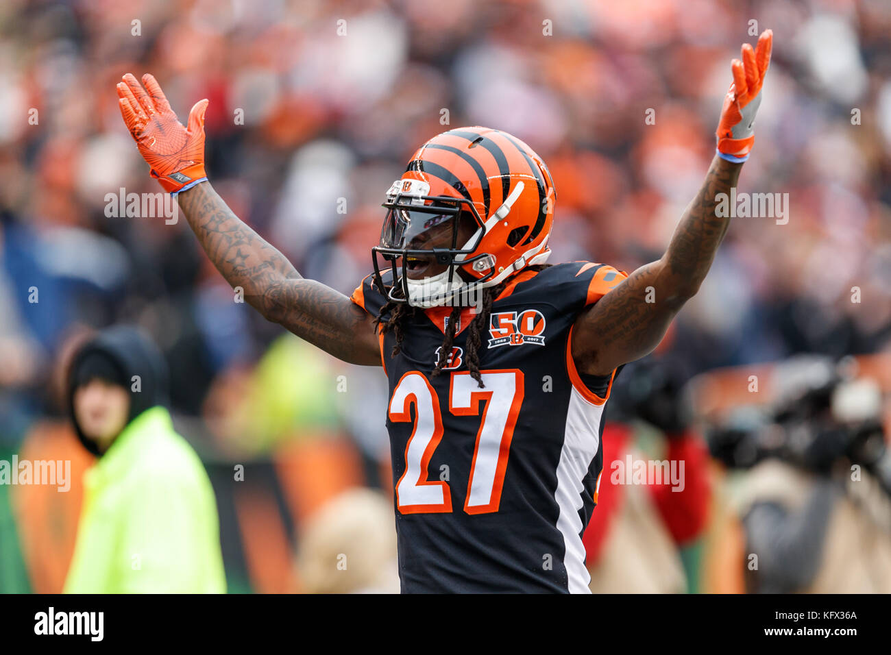 October 29th, 2017: Cincinnati Bengals cornerback Dre Kirkpatrick (27 ...
