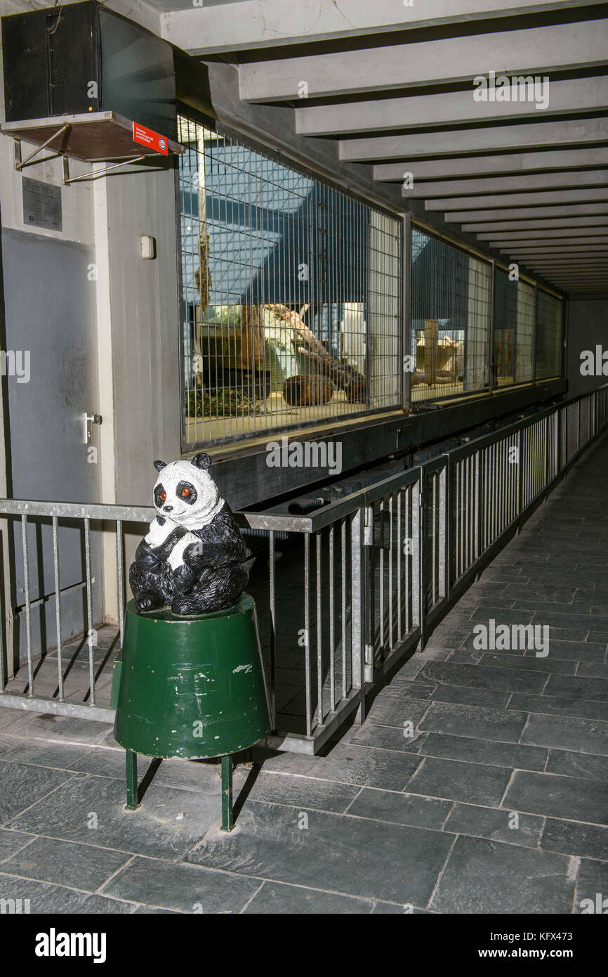 Berlin, Germany. 17th Aug, 2017. A small panda bear figure can be seen ...