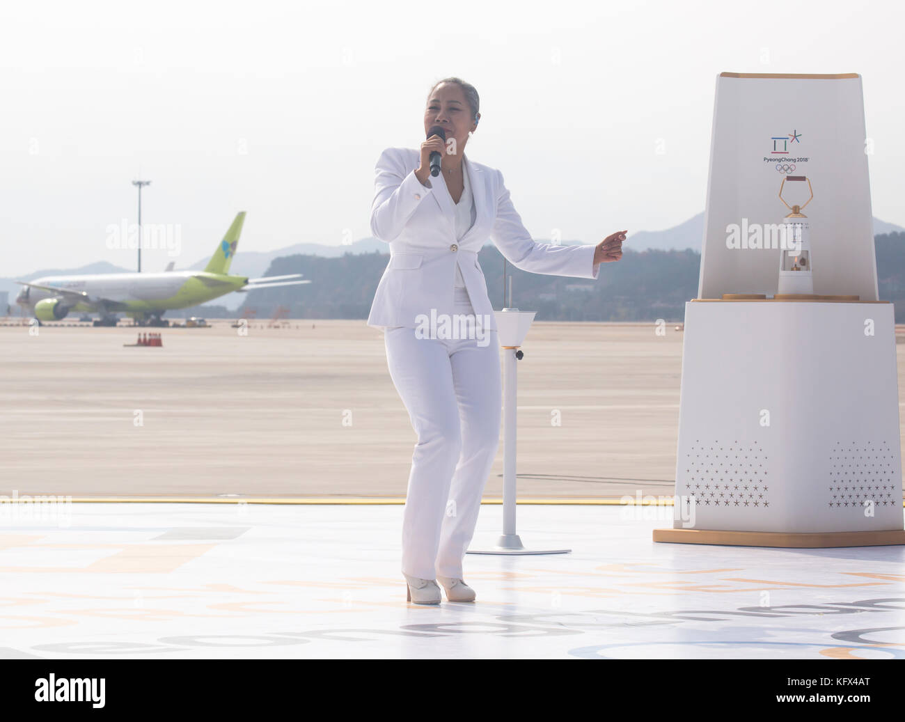Insooni, Nov 1, 2017 : South Korean singer Insooni performs as the ...