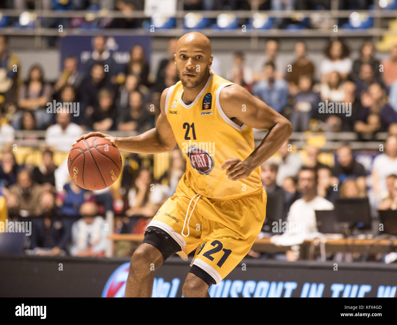 Turin, Italy. 1st Nov, 2017. Andre Jones (Fiat Torino) during the ...