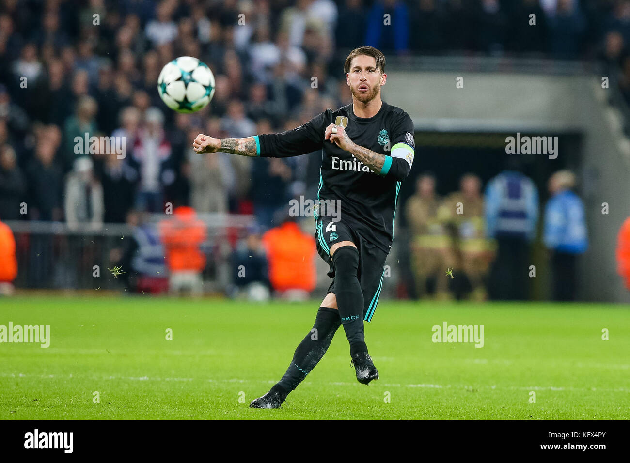 London, UK. 1st Nov, 2017. Sergio Ramos (Real) Football/Soccer : Sergio ...