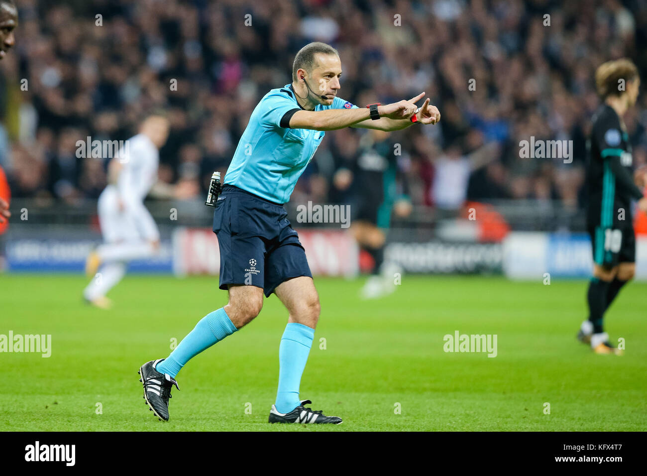 London, UK. 1st Nov, 2017. Cuneyt Cakir (Referee) Football/Soccer ...