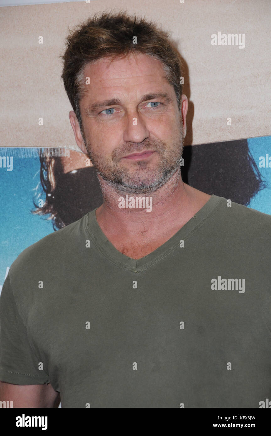 Santa Monica, California, USA. 1st Nov, 2017. Gerard Butler. ''Bunker77 ...
