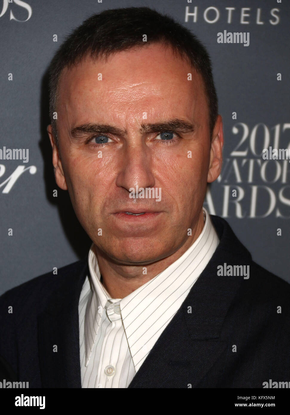 New York City, New York, USA. 1st Nov, 2017. Designer RAF SIMONS ...
