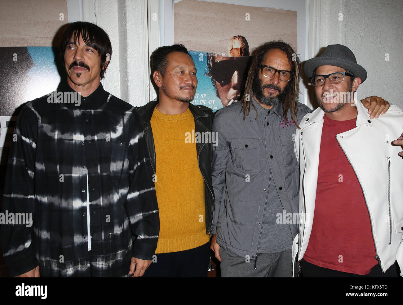 Santa Monica, USA. 1st Nov, 2017. Anthony Kiedis, Takuji Masuda, Tony ...