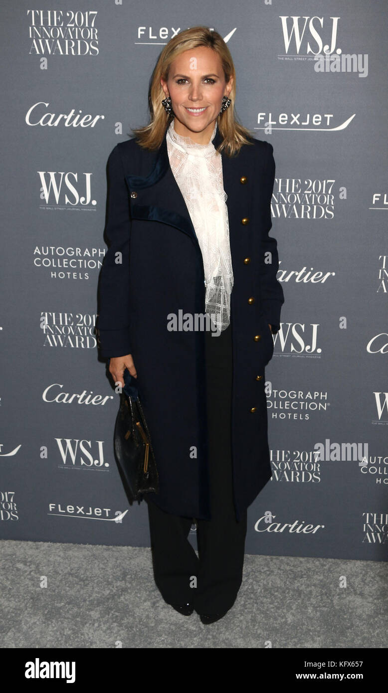 New York City, New York, USA. 1st Nov, 2017. Designer TORY BURCH ...