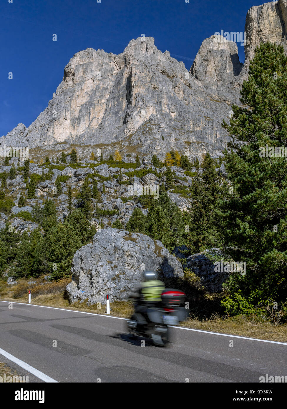Road to Sella Pass, Dolomities, Italy Stock Photo - Alamy