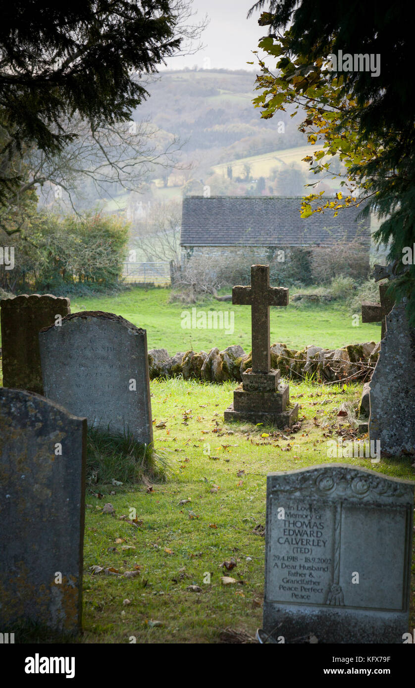 Amberley Church in Gloucestershire Stock Photo - Alamy