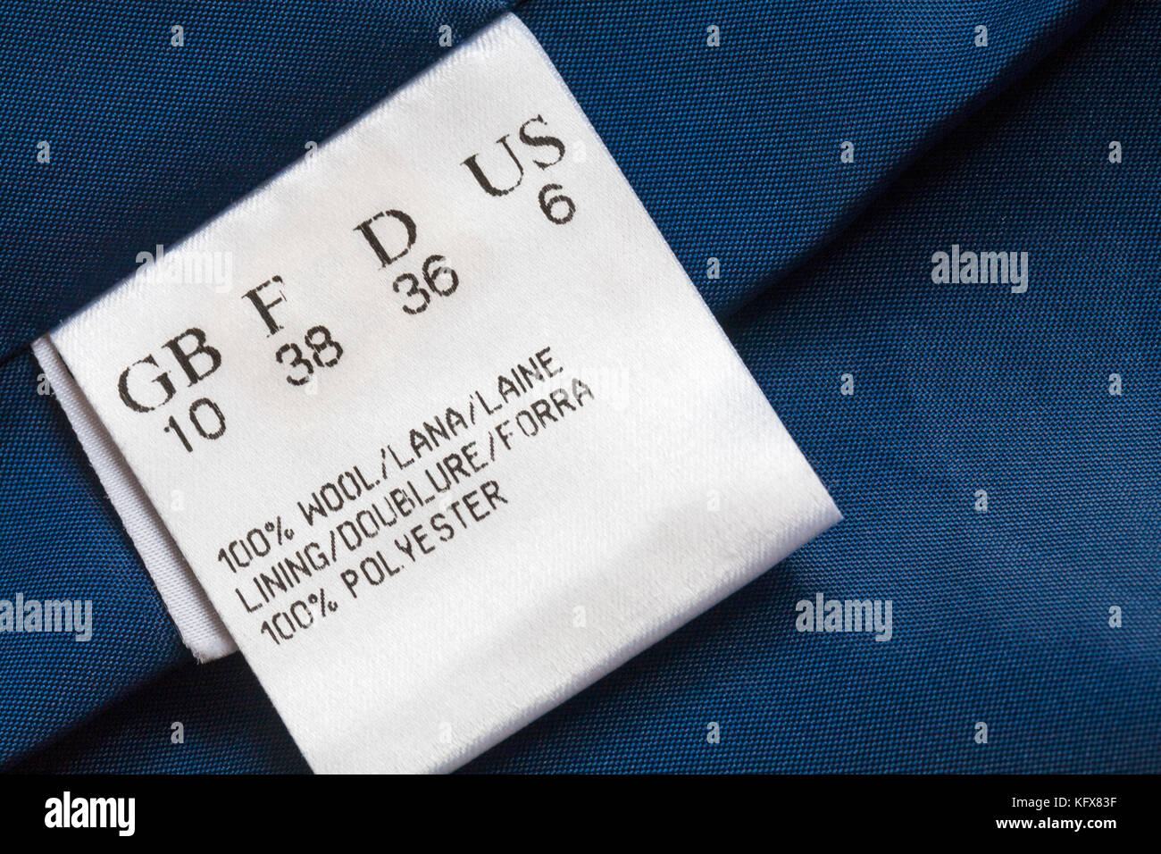 Polyester Label High Resolution Stock Photography and Images - Alamy