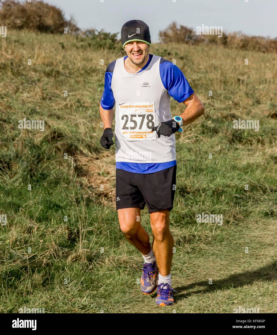 Competitors taking part in the Beachy Head Marathon and 10K runs. 2017 ...