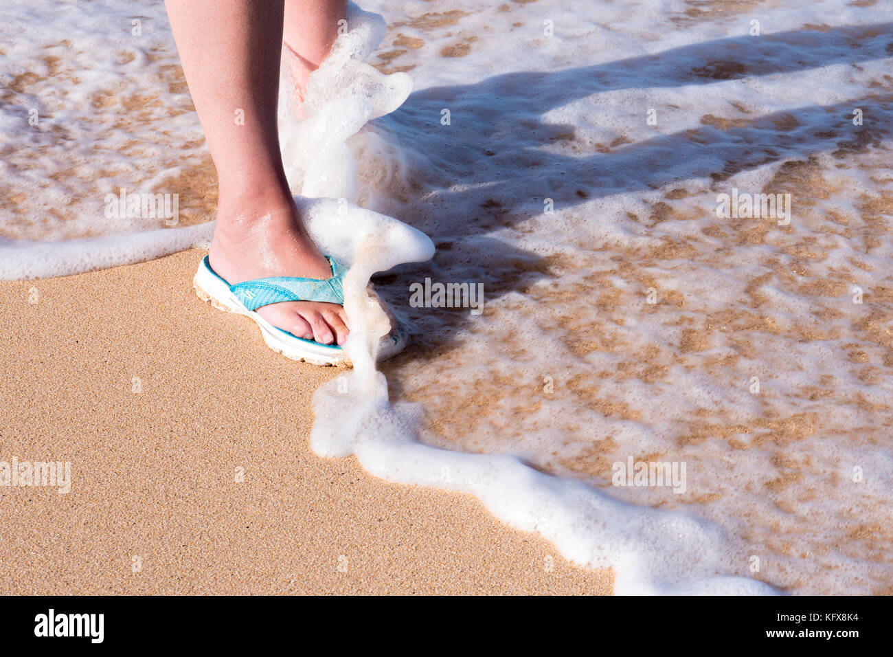 On the beach Stock Photo - Alamy