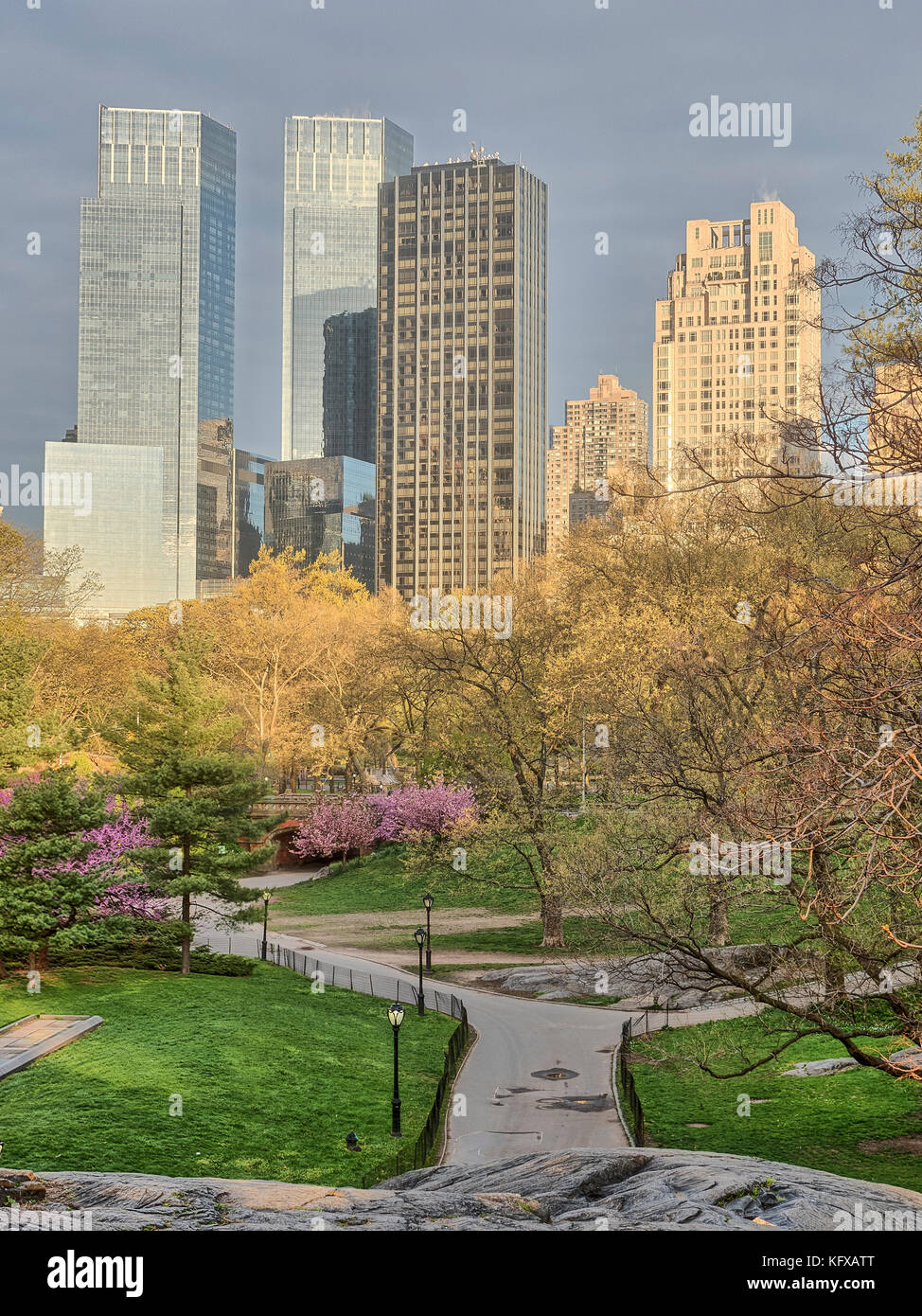 Central Park, New York City in early spring Stock Photo - Alamy