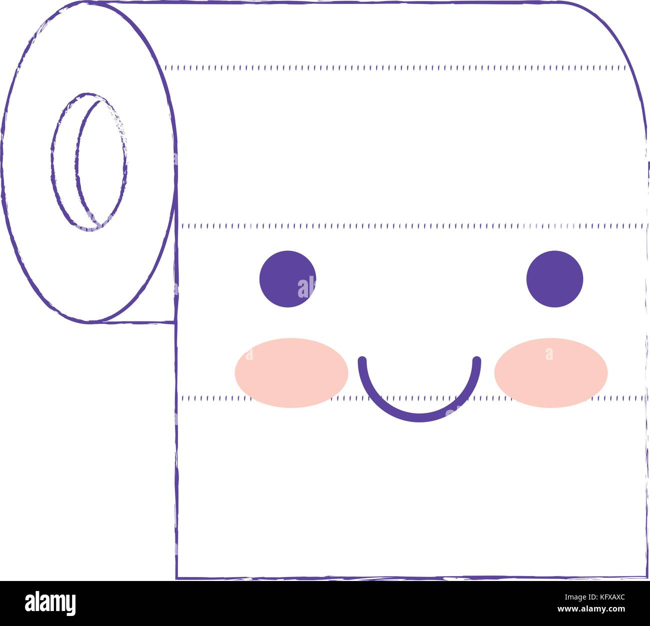 Purple kitchen towel Stock Vector Images - Alamy