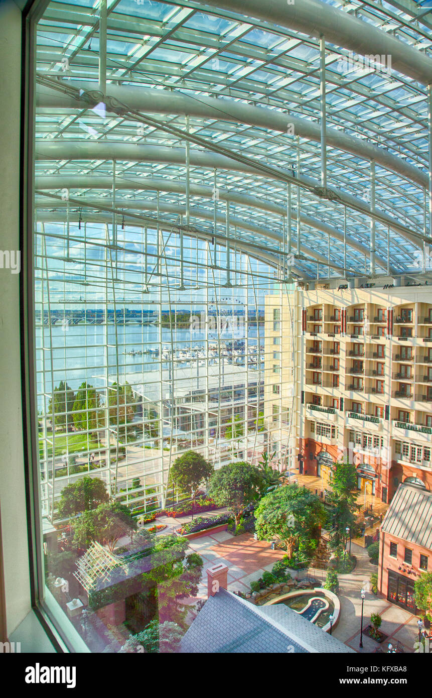 September 10, 2017, Oxen Hill, Maryland, USA: A view of the atrium ...
