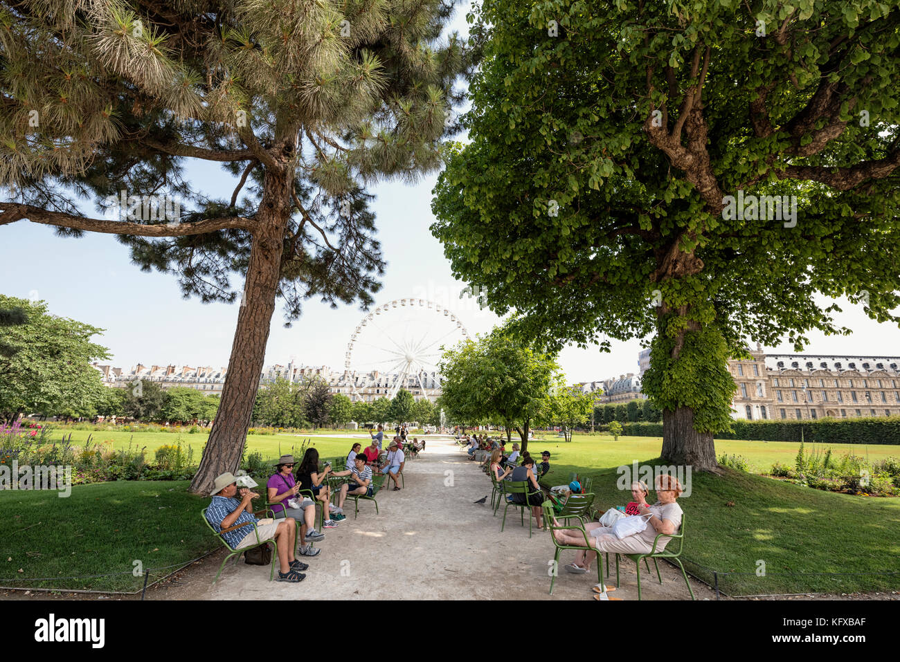 The Roue de Paris (The Big Wheel) seen from afar Stock Photo - Alamy