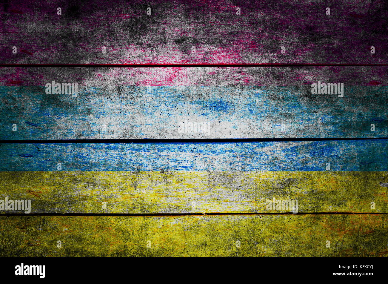 wooden texture surface with old painted flag Stock Photo - Alamy