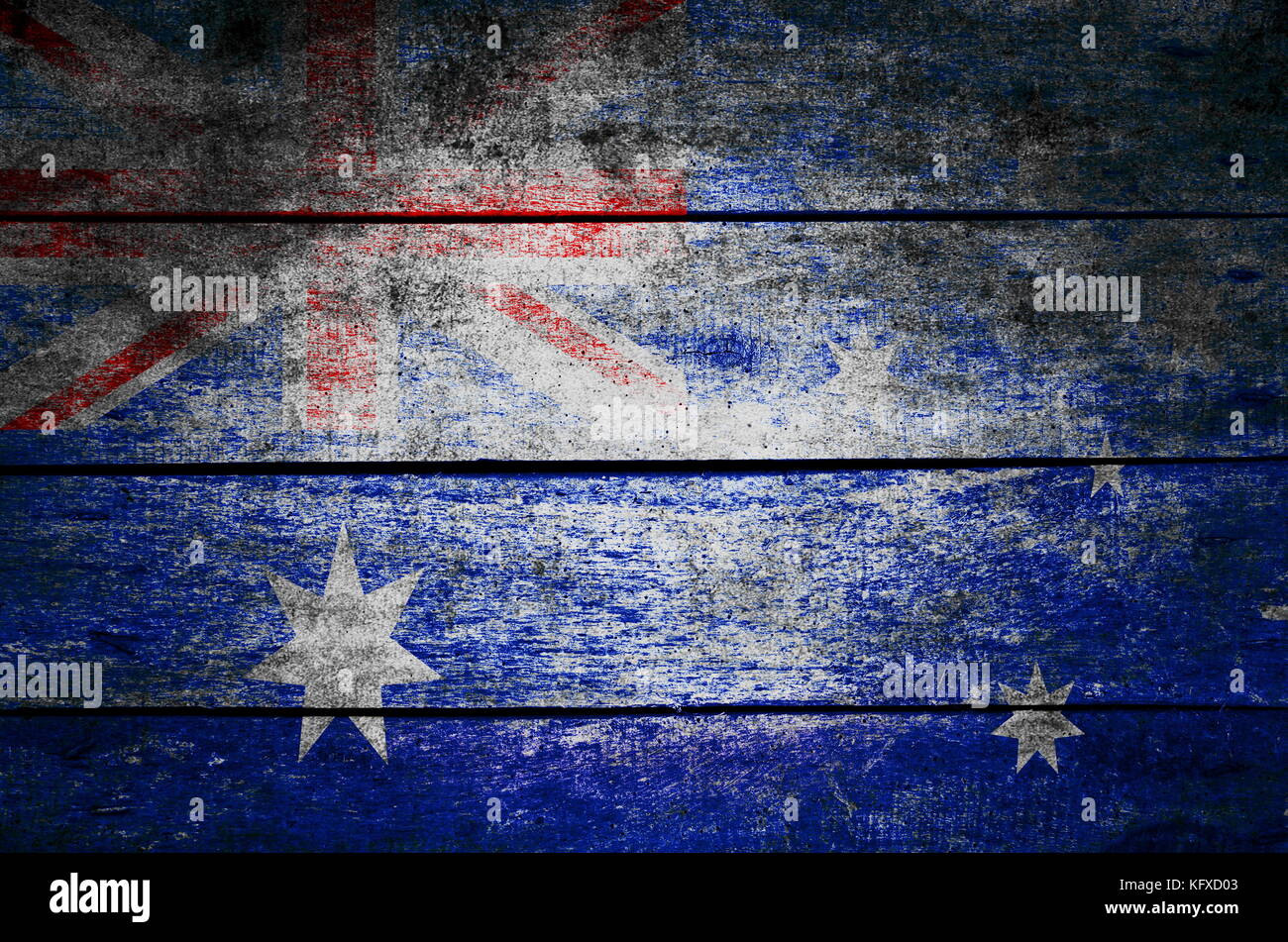wooden texture surface with old painted flag Stock Photo - Alamy