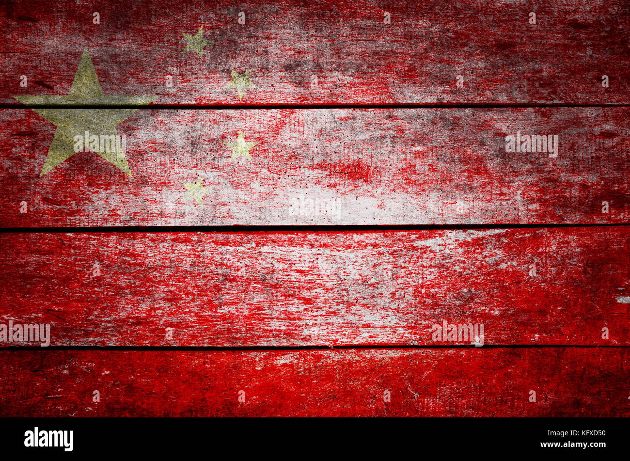 wooden texture surface with old painted flag Stock Photo - Alamy