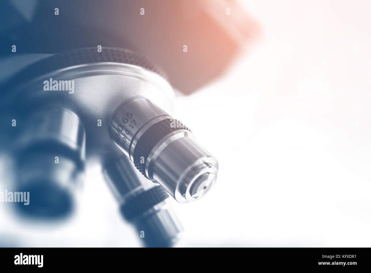 Optical microscope - science and laboratory equipment. For conducting ...