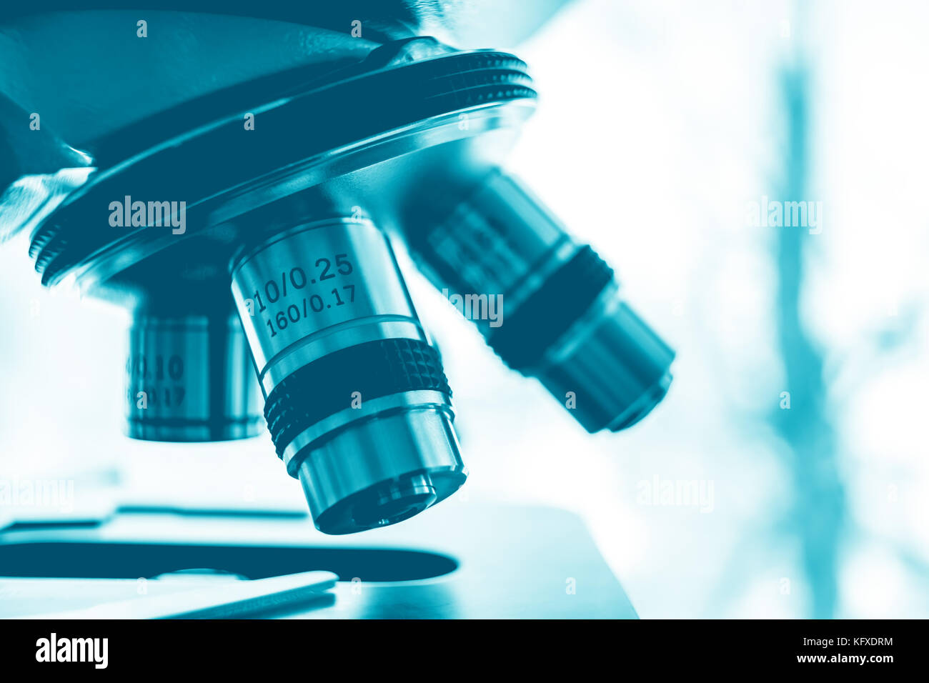 Optical microscope - science and laboratory equipment. For conducting ...