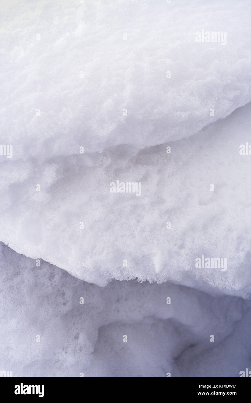 Natural background. Close-up the layered structure of fragment of white ...