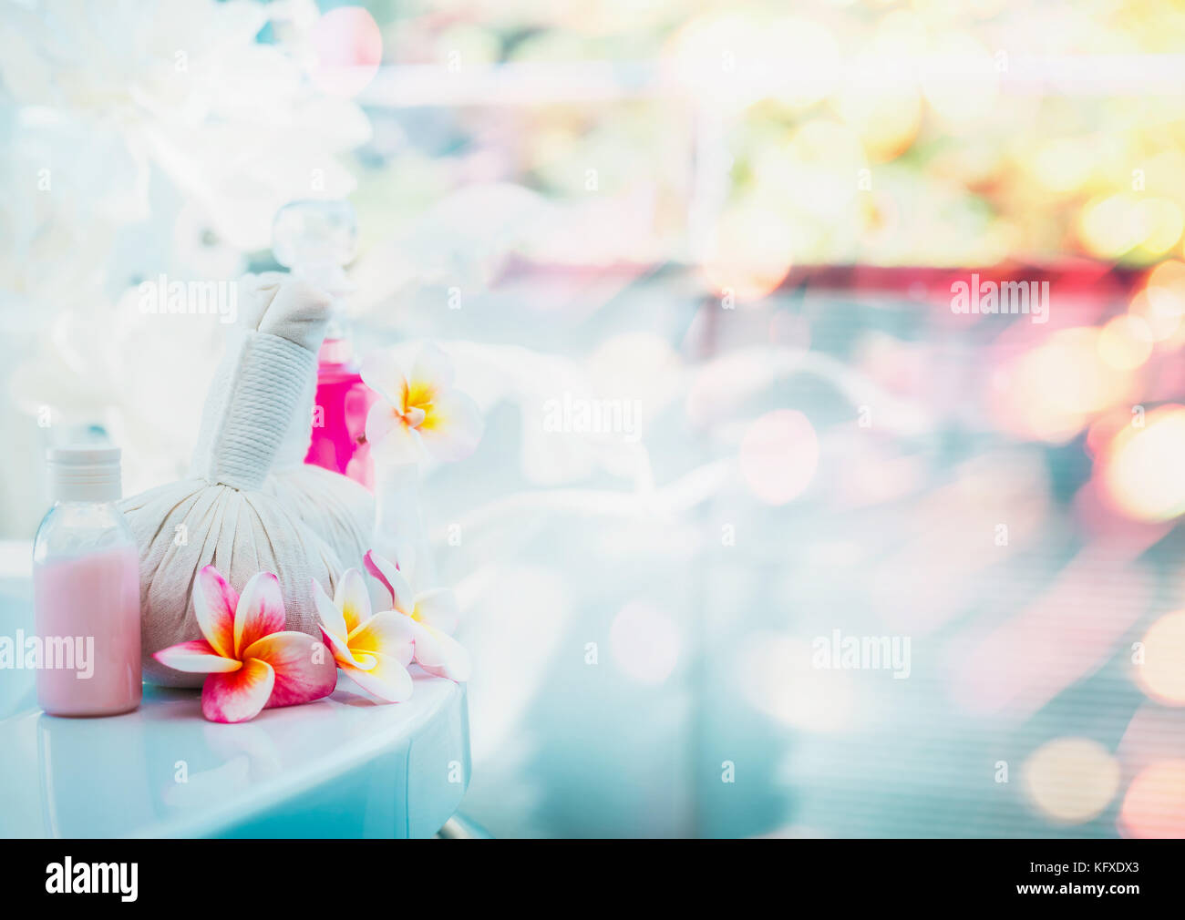 Beautiful spa or wellness background for Healthy body care treatments ...