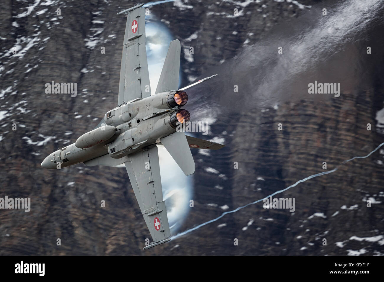 Swiss f18 hornet hi-res stock photography and images - Alamy