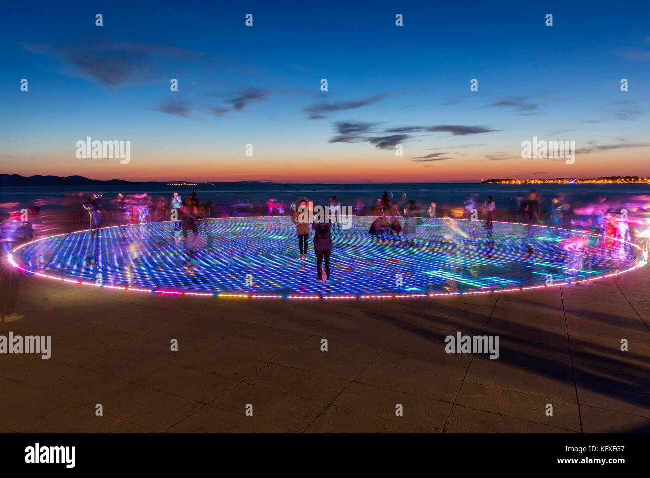 Greeting to the Sun, Zadar, Dalmatia, Croatia, Europe Stock Photo - Alamy