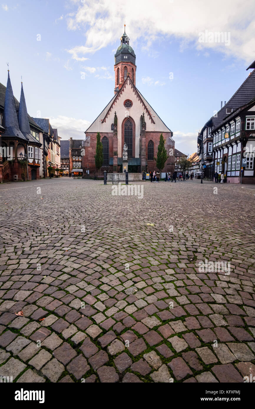 St. Jacobi Church in the old town market, Einbeck Germany, October 2017 ...