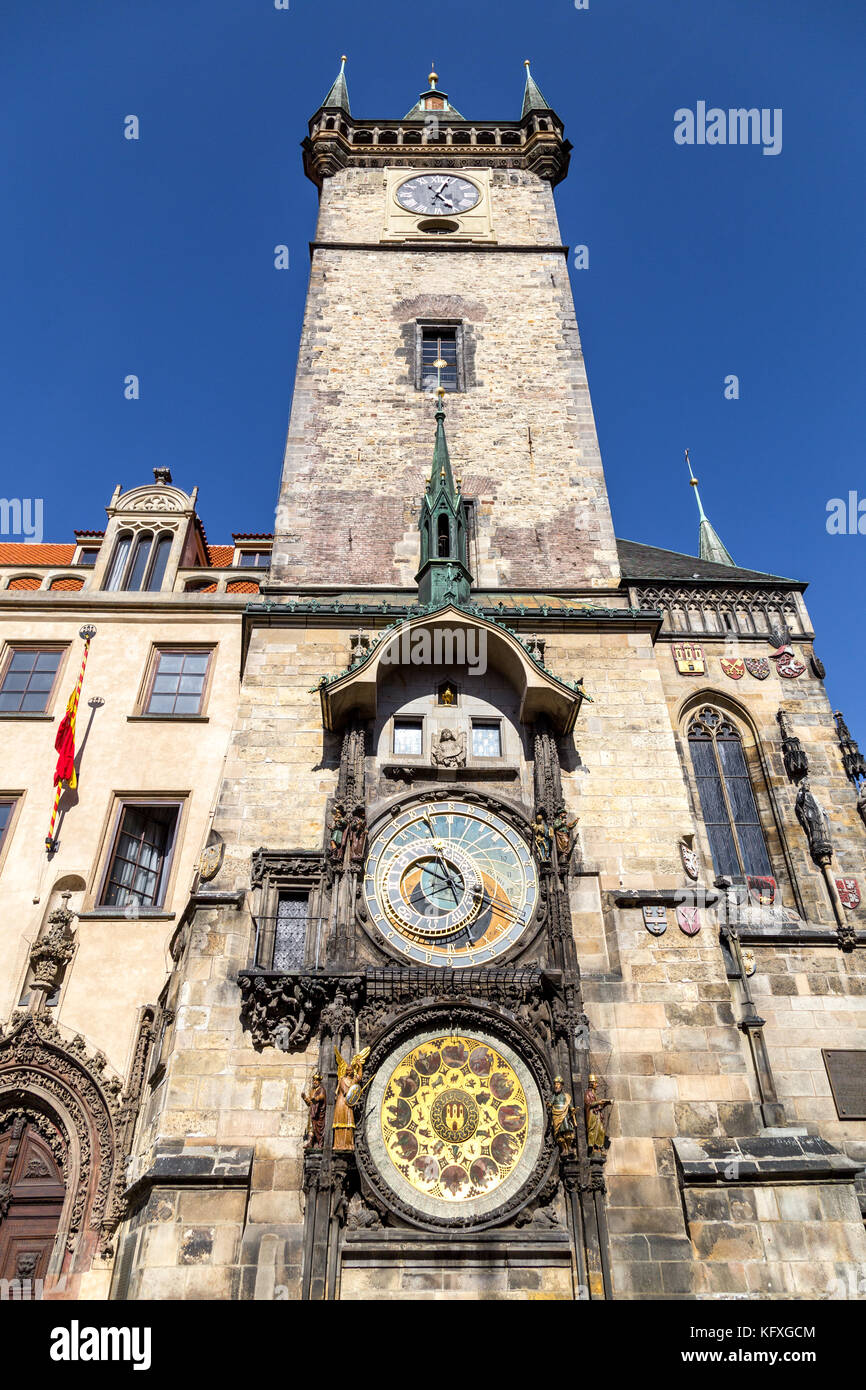 Astronomical Clock Tower in Prague Stock Photo - Alamy