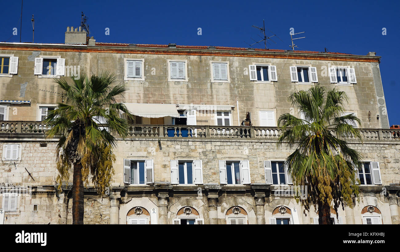residential building in split in croatia Stock Photo - Alamy
