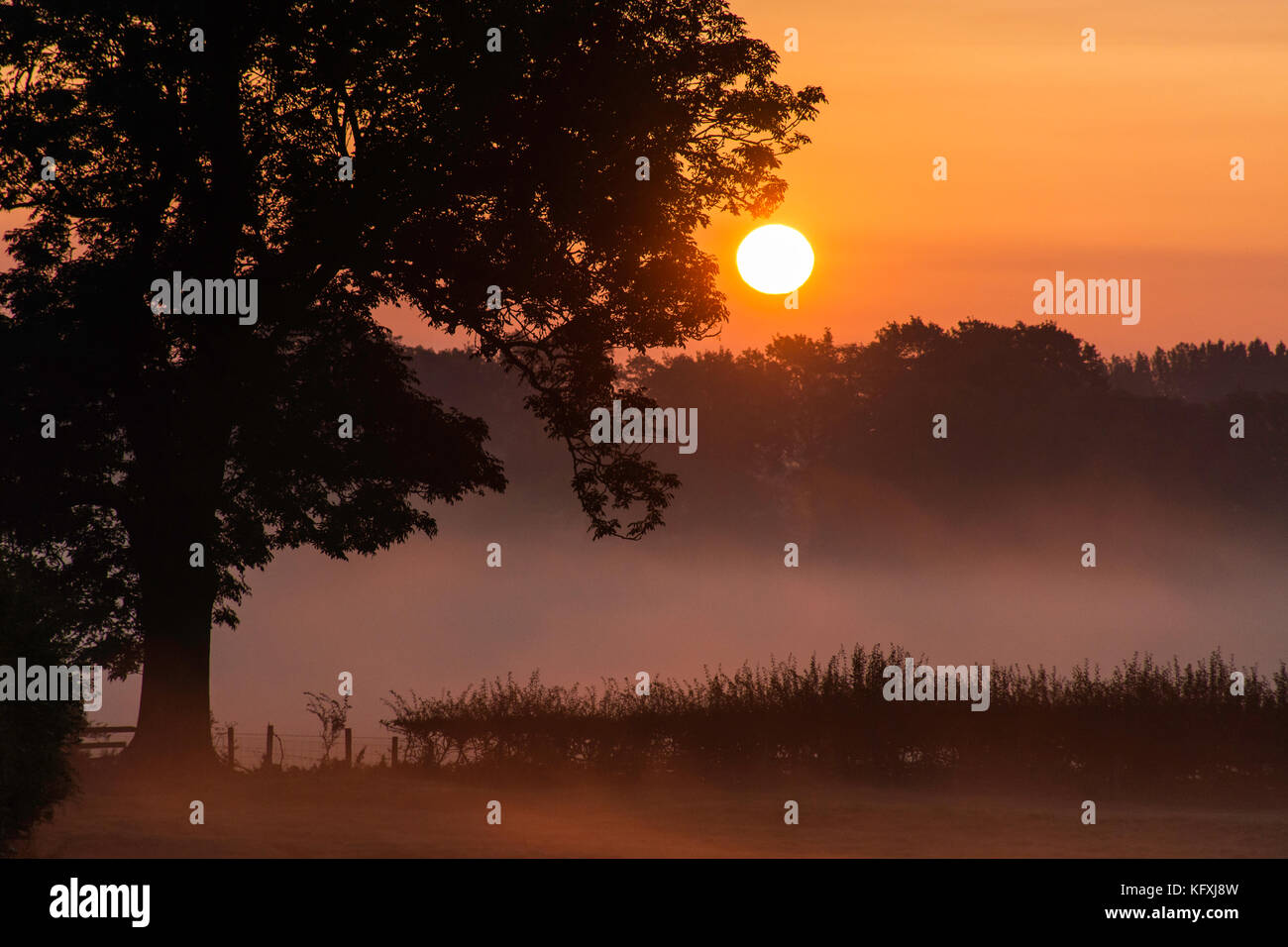 a September sunrise Stock Photo - Alamy