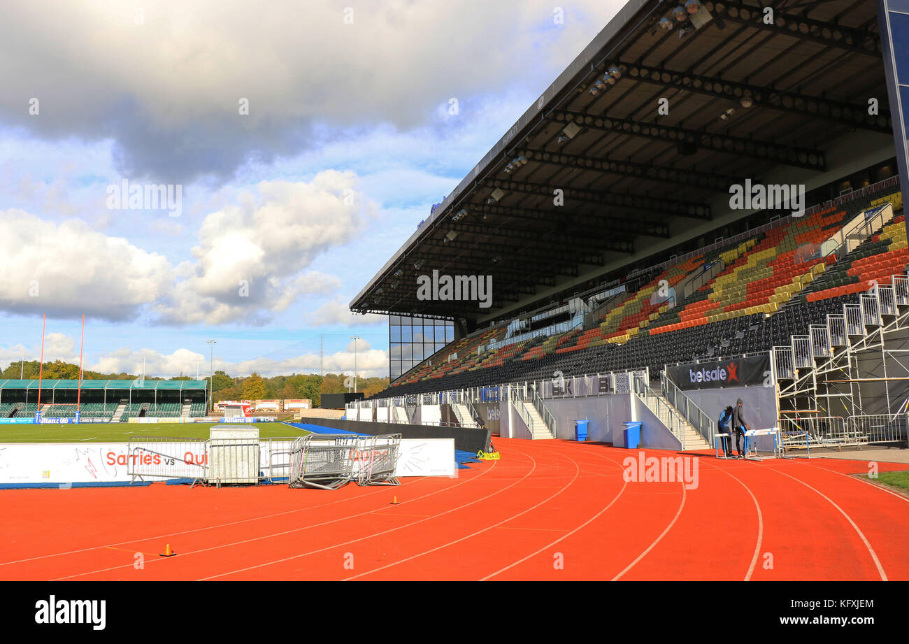 Allianz Park stadium, home of the Saracens Rugby team, Barnet Copthall ...